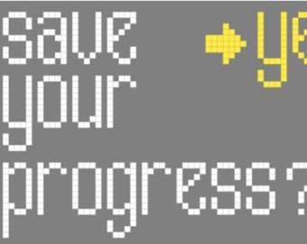 Save Your Progress - Etsy