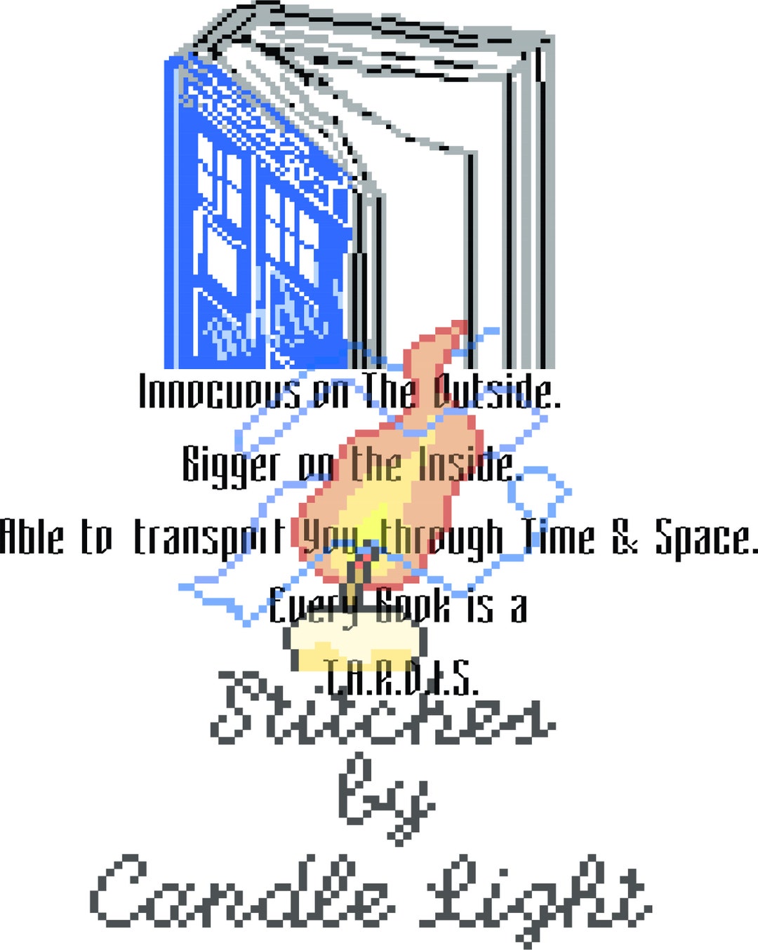 Every Book is A Tardis PDF Pattern - Etsy