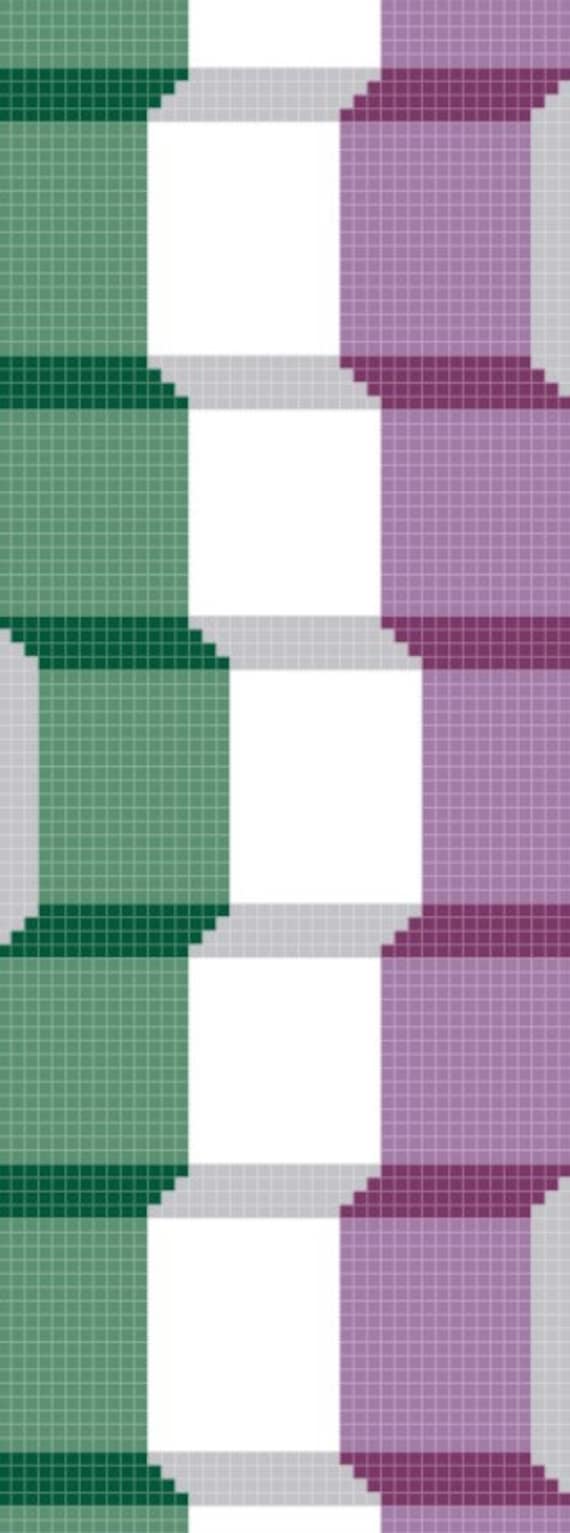 Sewing & Needlecraft Ready to Ship Genderqueer Pride Flag Cross Stitch ...
