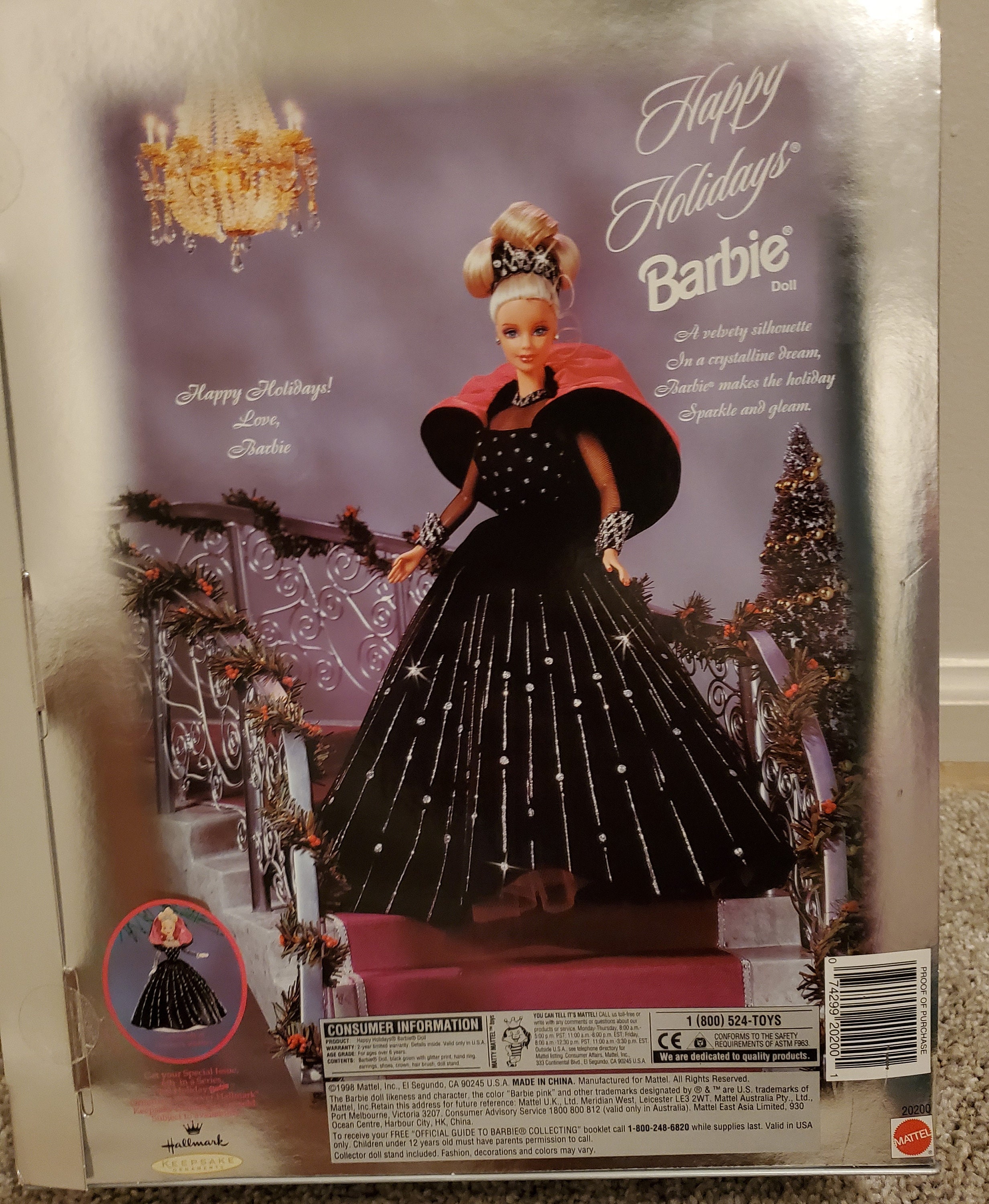 1998 Happy Holiday Barbie - Etsy