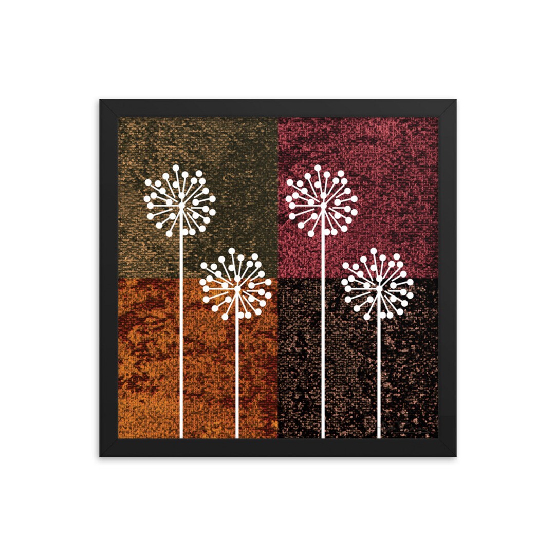 Four Squares 2 / Bohemian Art / Boho Artwork / Modern / Contemporary ...