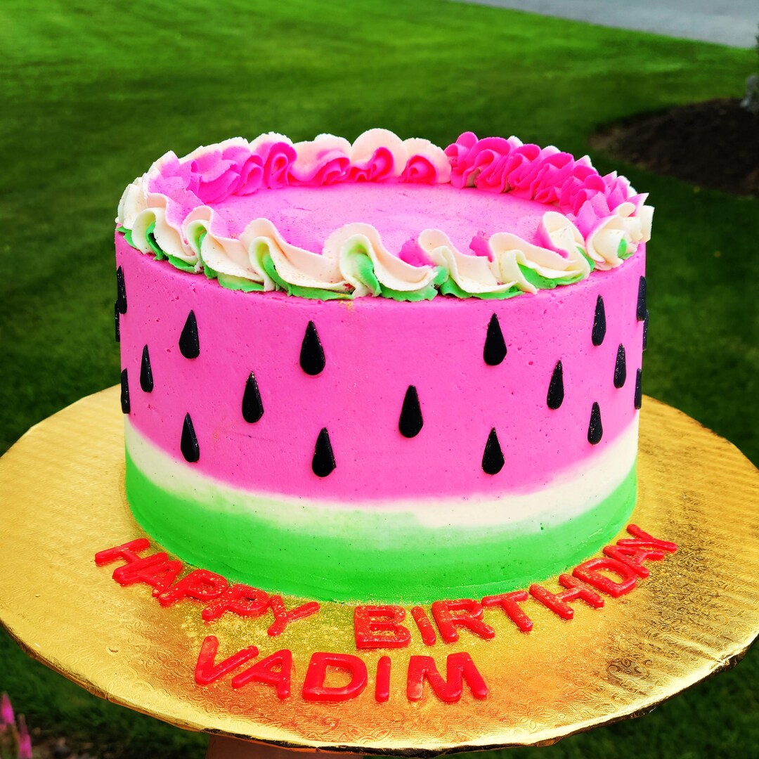 Watermelon Cake, Palm Beach County, FLORIDA ONLY - Etsy