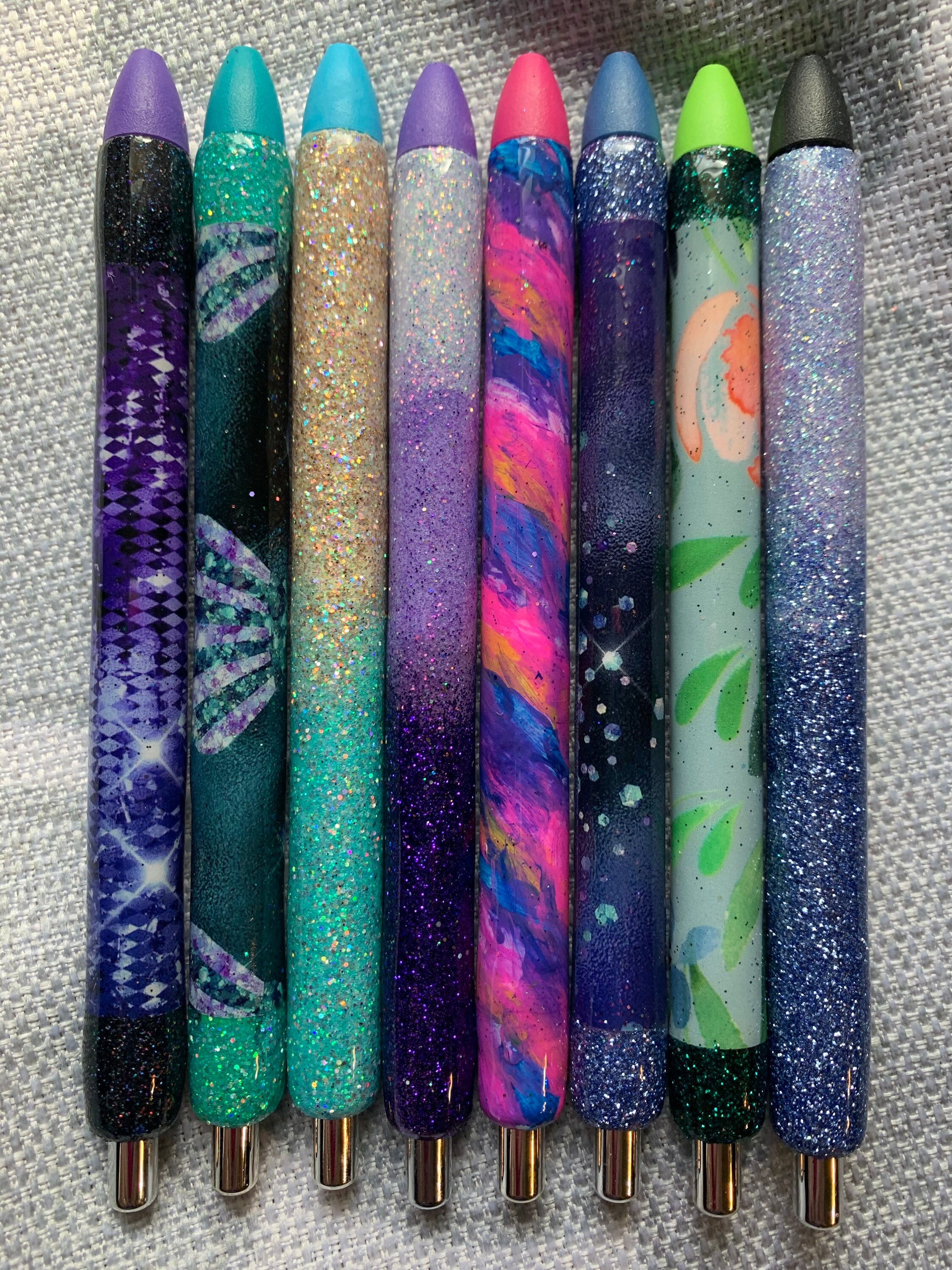 Papermate resin pen/custom gel pen/ink pen/glitter pen | Etsy