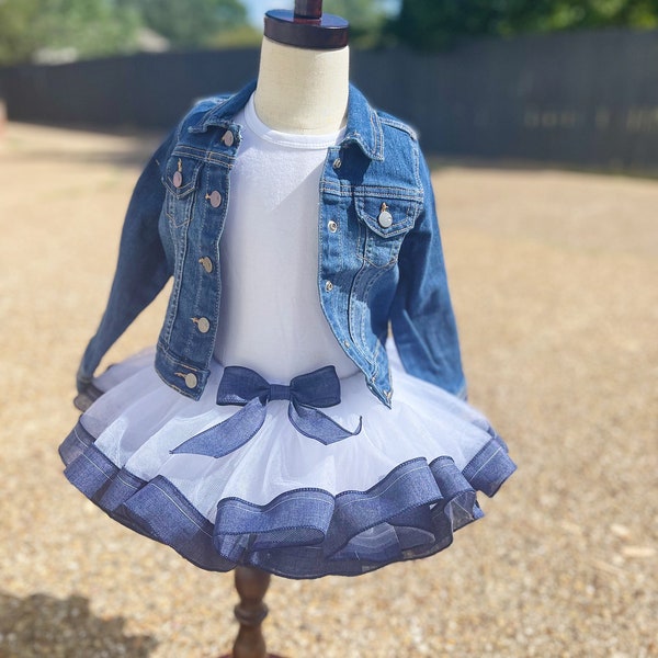 Denim Tutu - Etsy