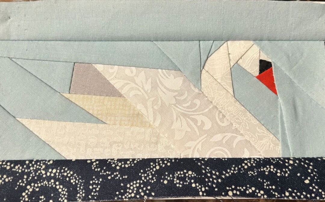 Swan Quilt Block PDF Instant Download, 3 Sizes, Paper Piecing/paper ...