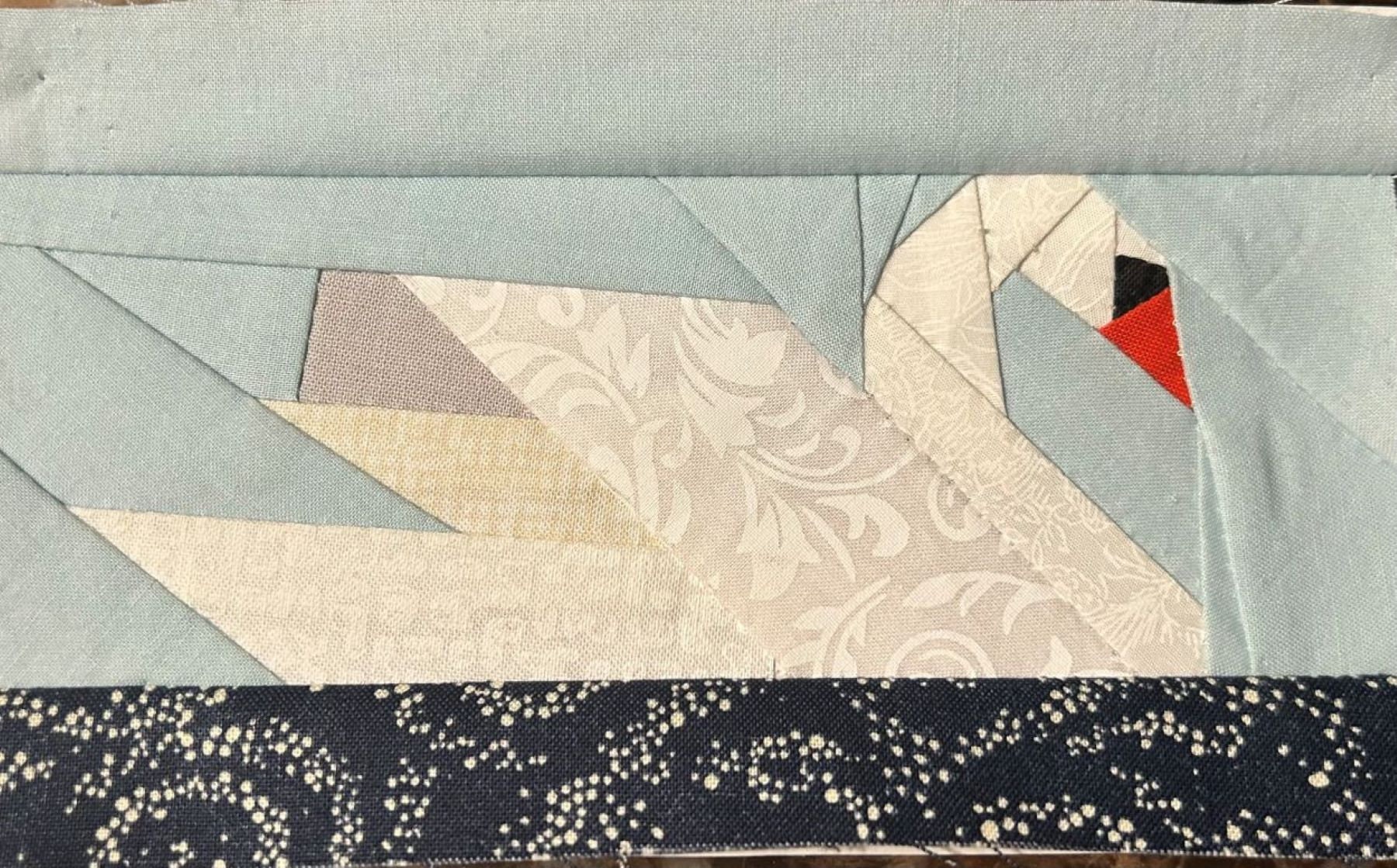 Swan Quilt Block PDF Instant Download, 3 Sizes, Paper Piecing/paper ...