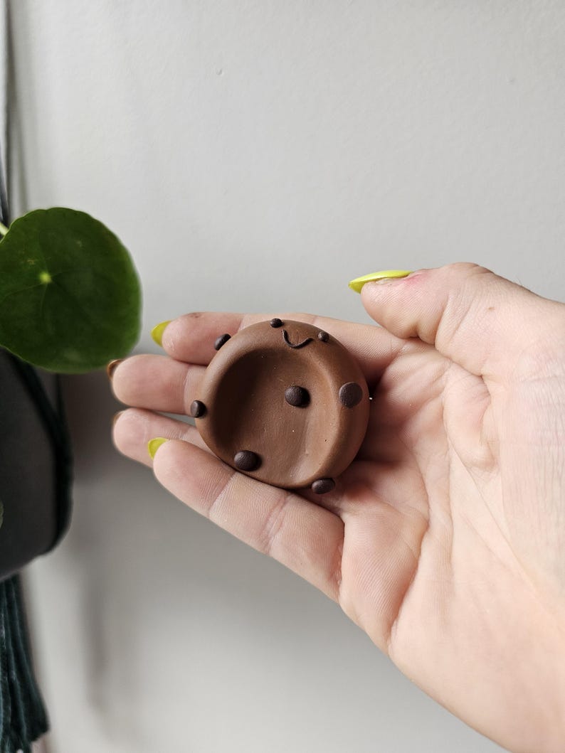 Double Chocolate Chip Cookie Worry Stone – Pocket Buddy for Anxiety ...