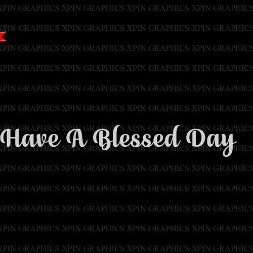 Mailbox Decal have a Blessed Day - Etsy