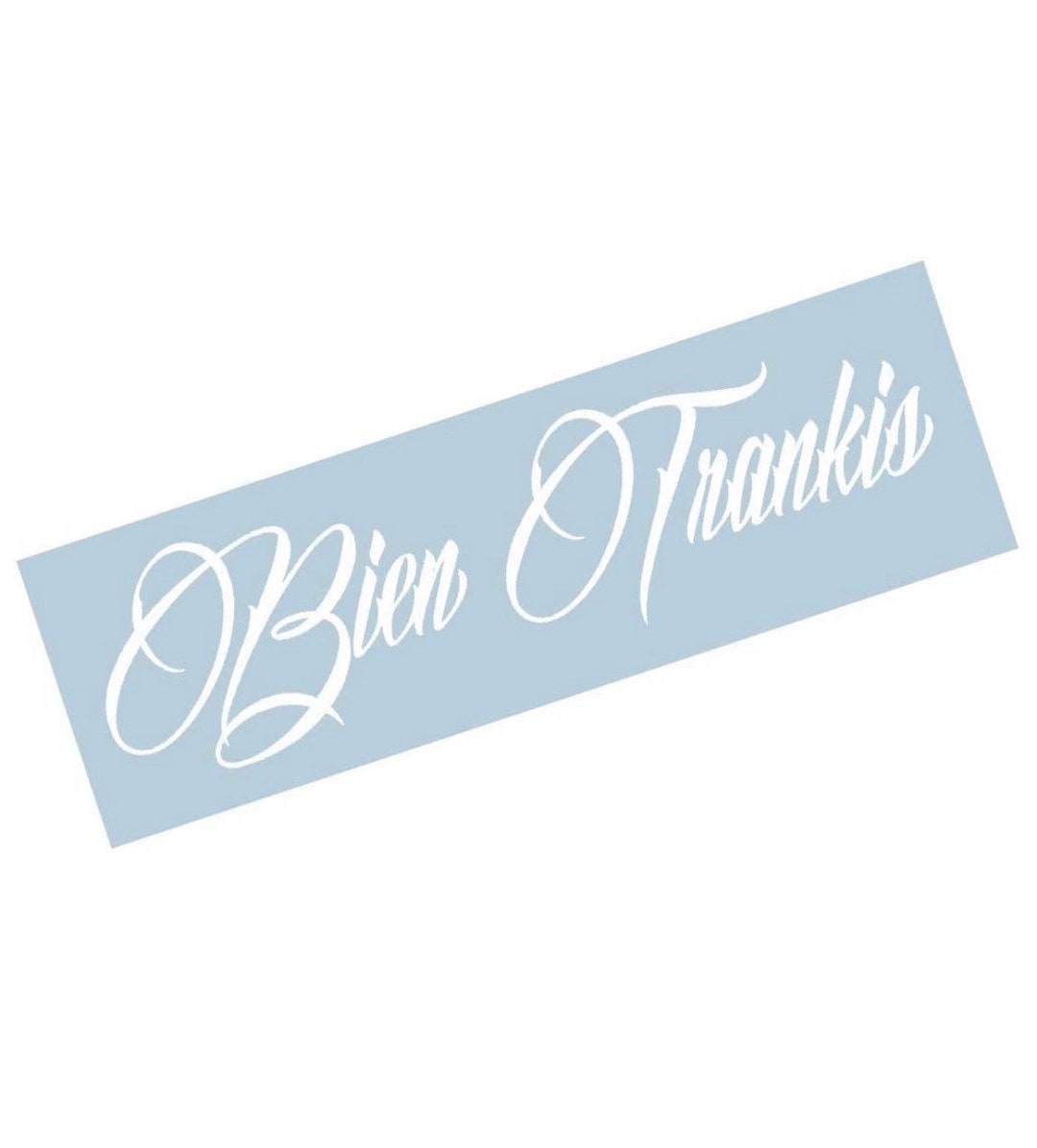 2x Bien Trankis Decal Sticker - Etsy