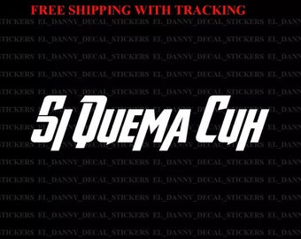 Si Quema Cuh Truck 3 Style Z1 Decal Sticker Trokiando Mamalona | Etsy