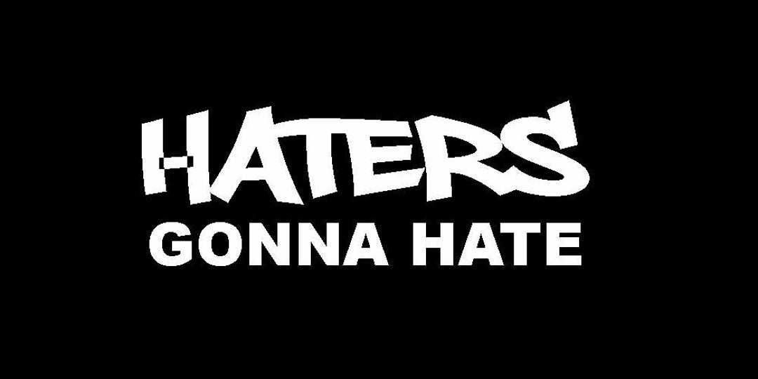 HATERS Decal Sticker Graphic - Etsy