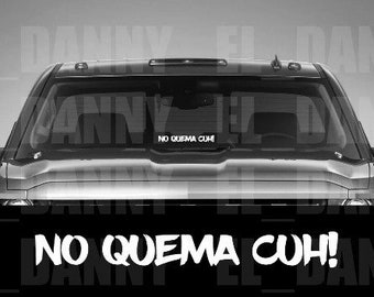 No Quema Cuh Party - Etsy