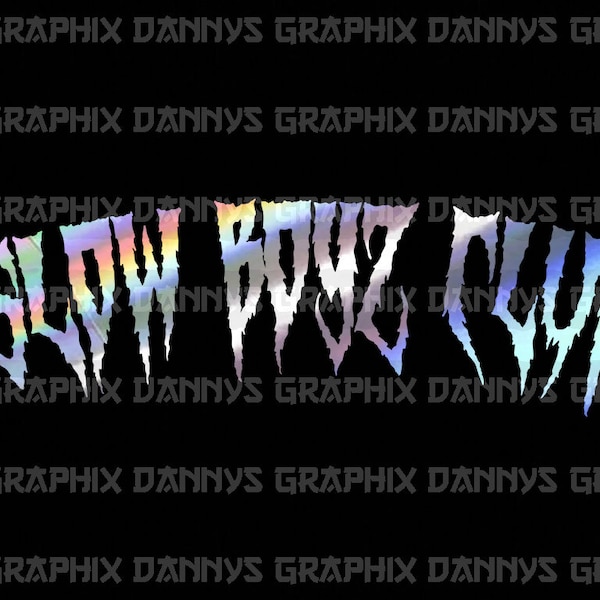 Slow Boyz Decal - Etsy UK