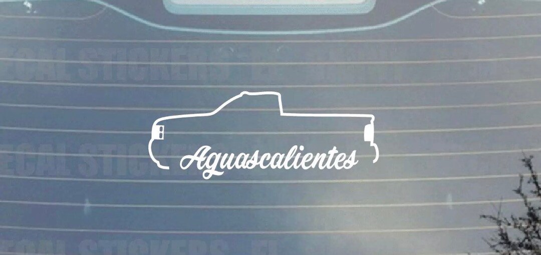 2x Aguascalientes Truck Style z1 Decal Stickers Puro Trokiando Laptop ...