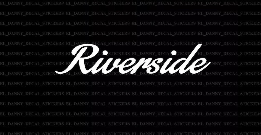 Riverside Decal Sticker Trendy City Stickers for Laptop/ - Etsy
