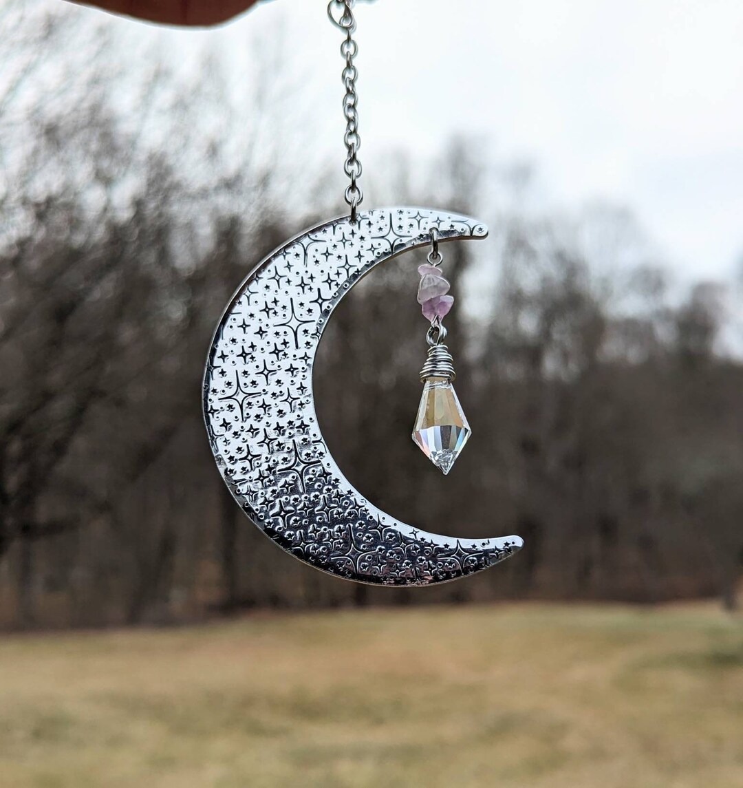 Metal Stamped Suncatcher With Stars - Etsy