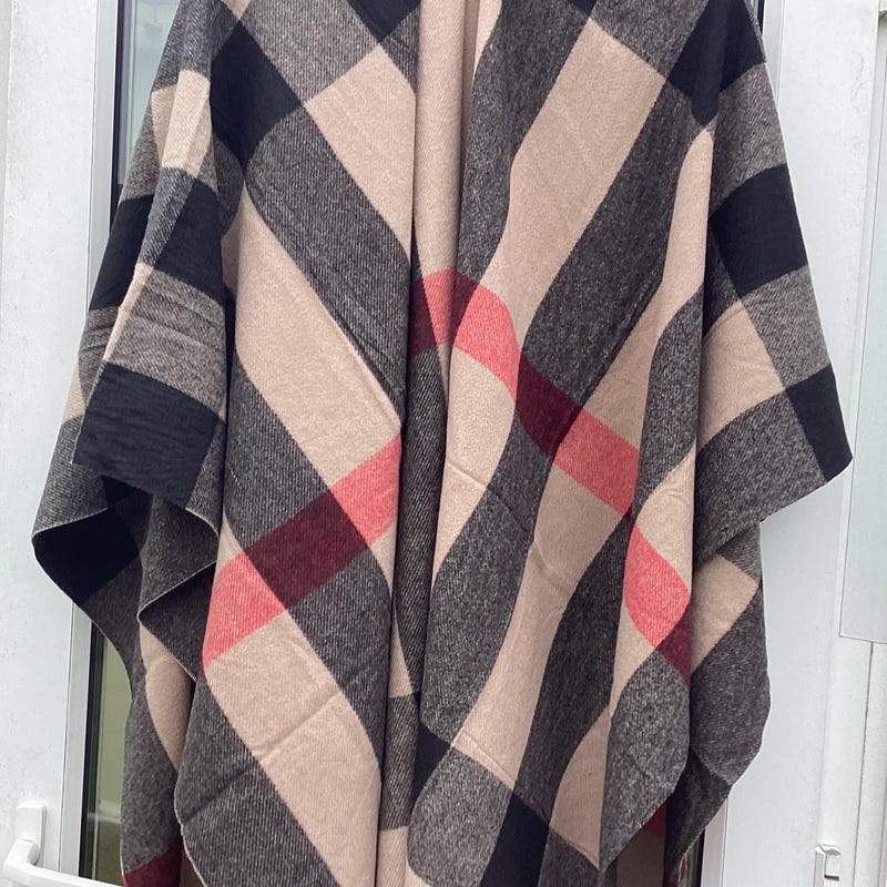 Tartan Coat Red Brown - Etsy