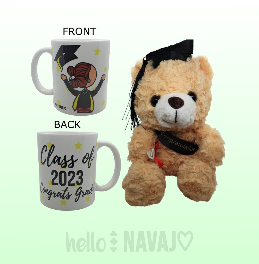 Graduation Mug W/teddy- 11 Oz. Ceramic Mug - Etsy