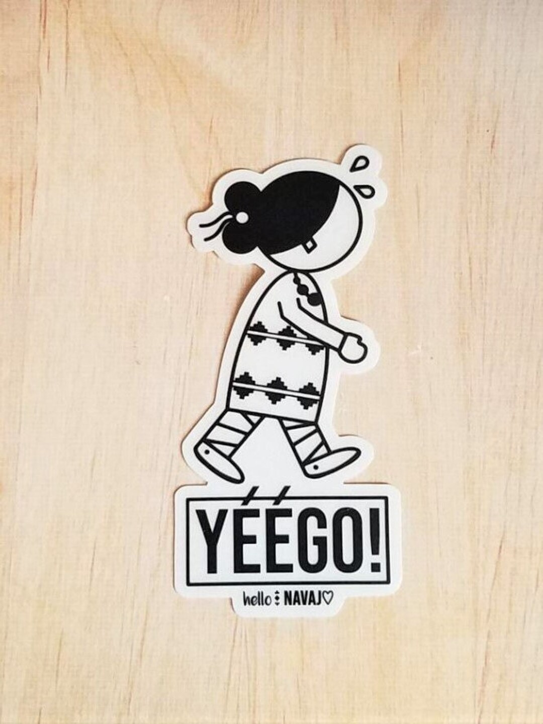 Yeego! - Clear Sticker 2" X 4" - Etsy