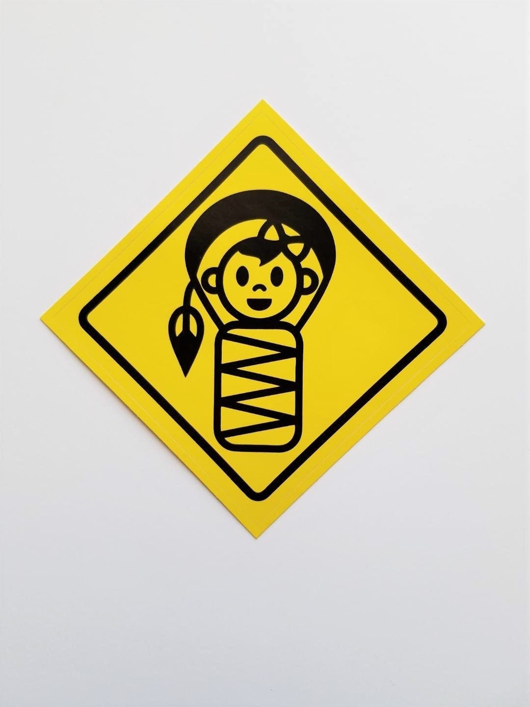 Native Child Car Sticker Girl - Etsy