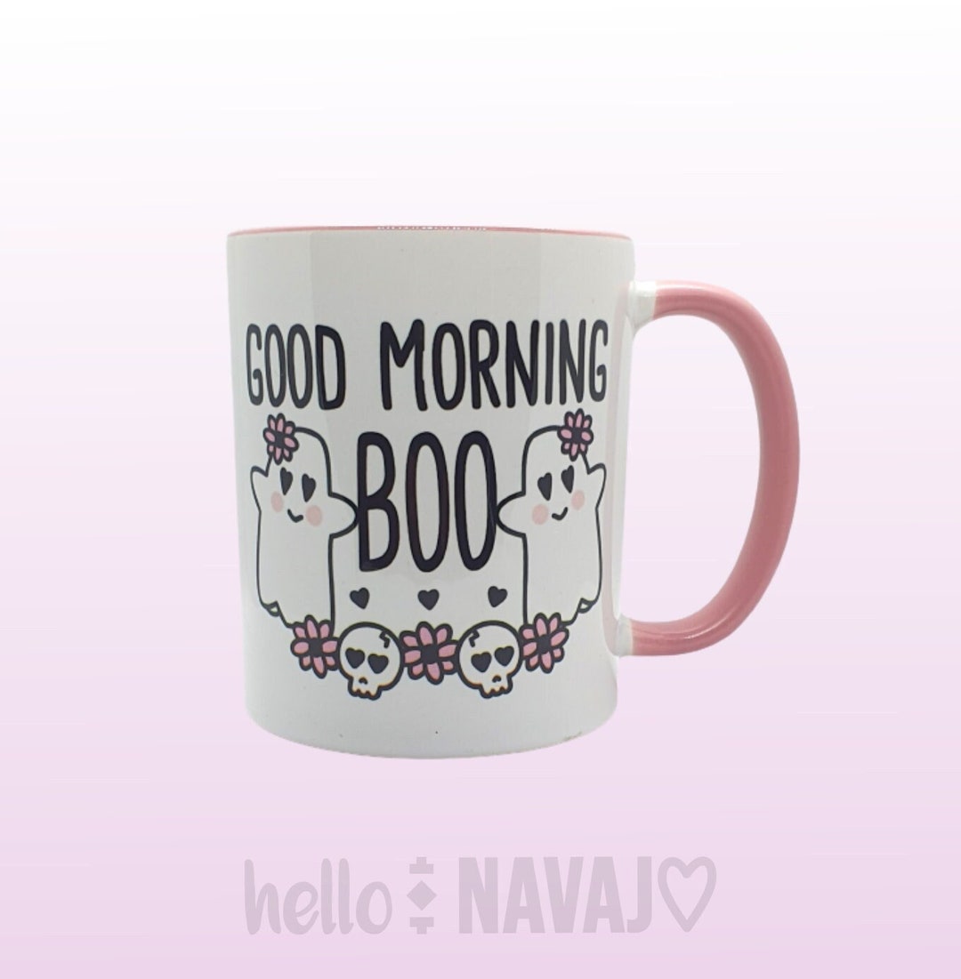 Good Morning Boo 11 Oz. Ceramic Mug - Etsy