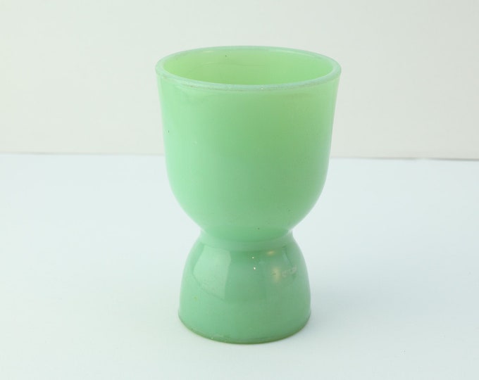 Vintage Fire King Jadeite or Jadite Glass Double Egg Cup - Etsy