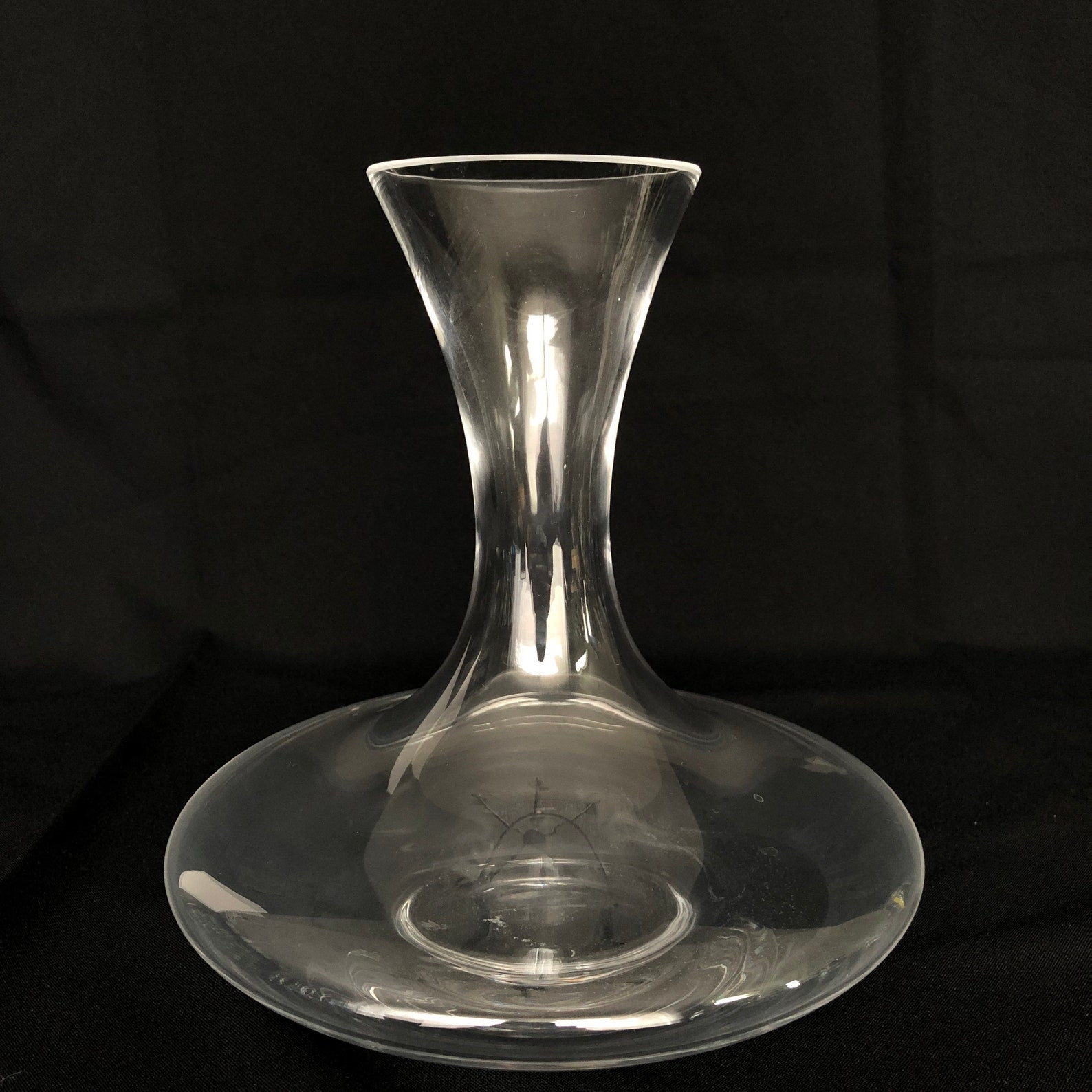 Vintage Clear Glass Carafe / Decanter - Etsy