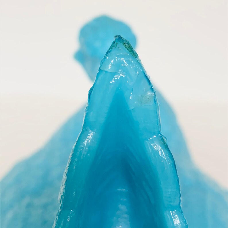 RARE Large Vintage Blue Slag Glass Hen on Nest Covered - Etsy