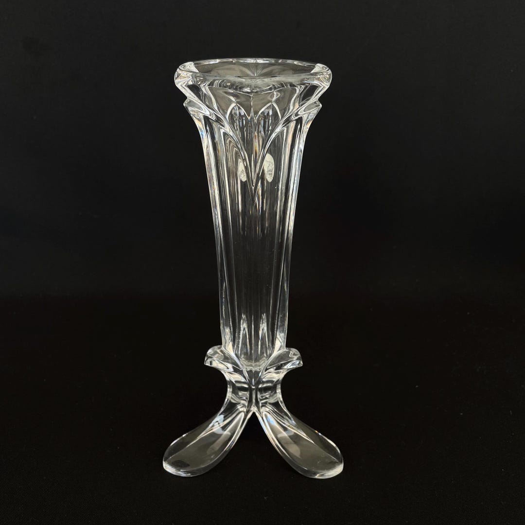 Vintage Cristal D' Arque Bud Vase - Made in France - Crystal Bud Vase - Etsy