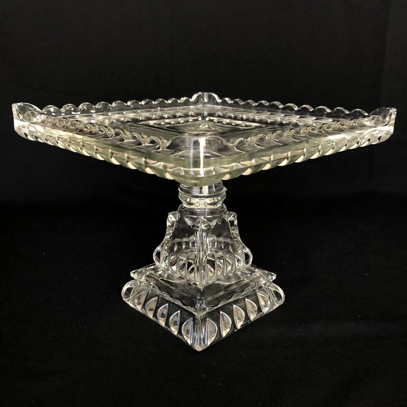 Crystal Cake Stand - Etsy
