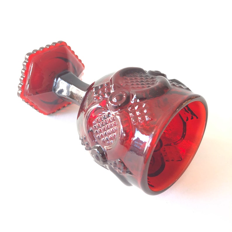 Set of 6 Vintage Avon Cape Cod Collection Ruby Red Glass 3.5oz - Etsy