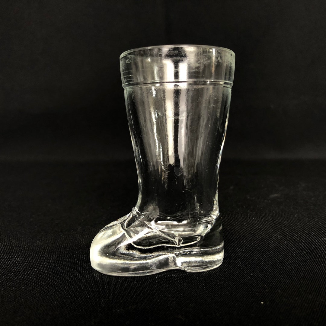 Little Clear Glass Wellie - Welly - Gummistiefel 2 Unze Schnapsglas ...