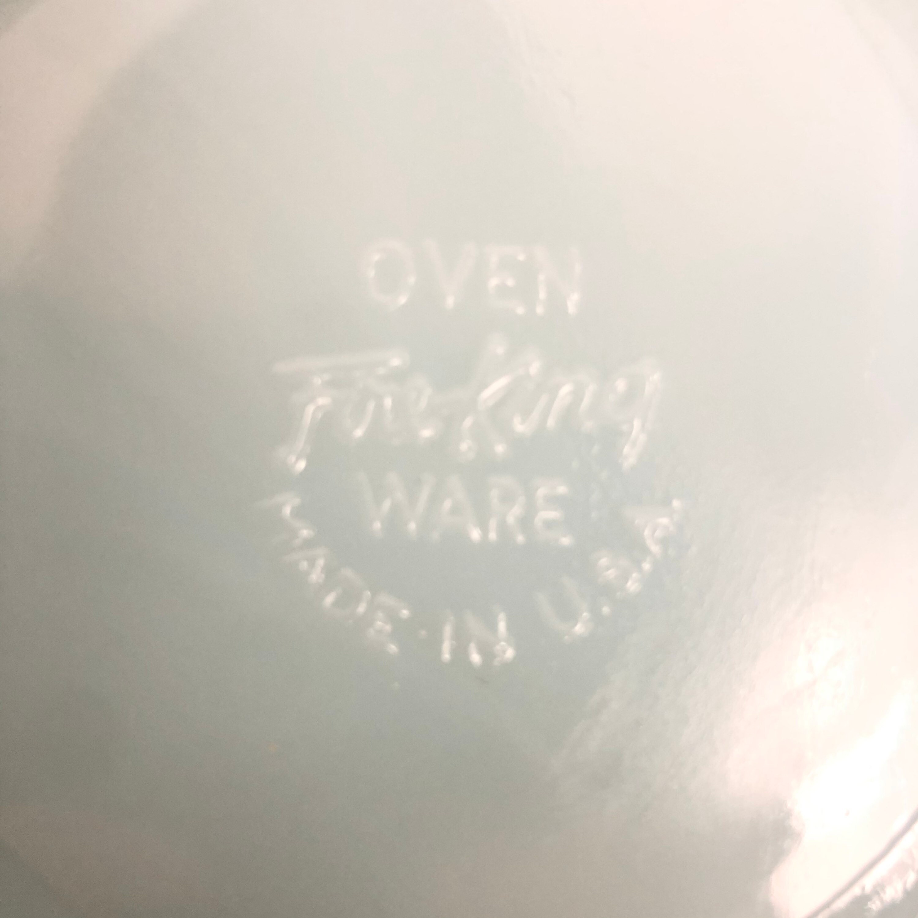 RARE - Vintage Delphite Blue Glass Set of 3 Fire King Splash Proof ...