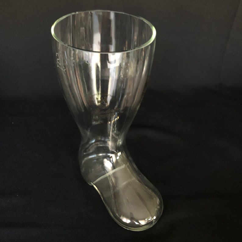 2L Clear Glass Wellie Welly Wellington Boot Glass - Etsy