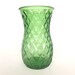 Harlequin Pattern Vintage Green Pressed Glass Bouquet Vase - Etsy