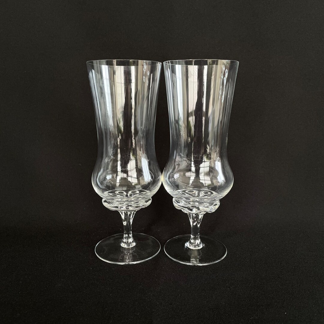 Pair of Super Cool Funky Short Stem Crystal 12oz Cocktail Coupes ...