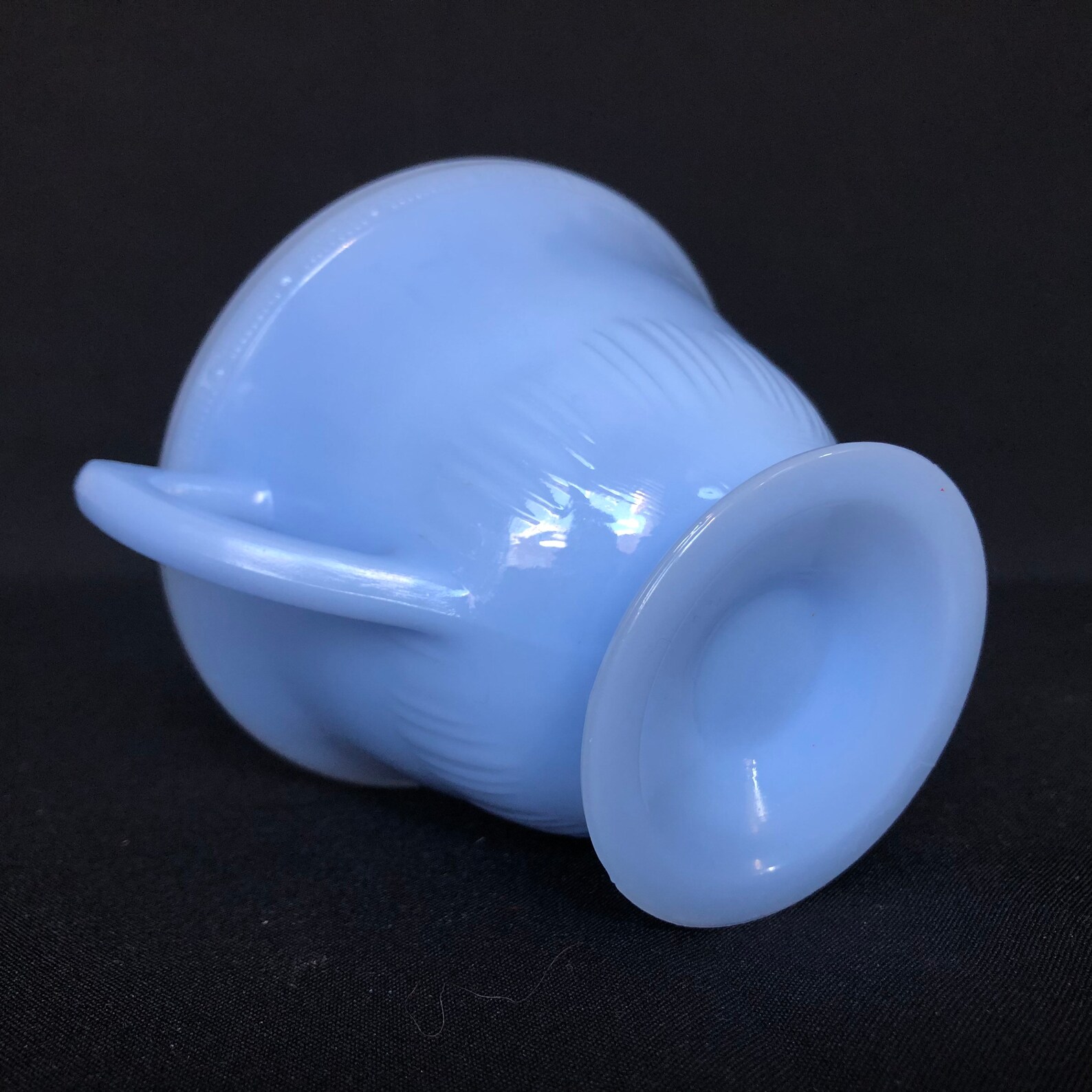 Beautiful Vintage Delphite Blue Glass Two Handle Open Sugar - Etsy