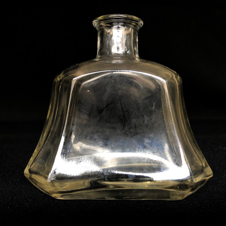 Antique Glass Ink Bottle - Etsy