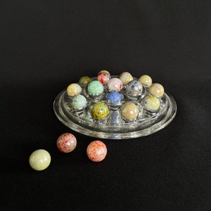 19 Vintage Speckled Multiple Colours Confetti Marbles - Vintage Marbles ...