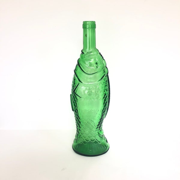 Glass Fish Bottle - Etsy