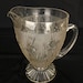 Vintage Clear Glass Iris & Herringbone Pitcher by Jeannette Glass 1928-1932 - Etsy