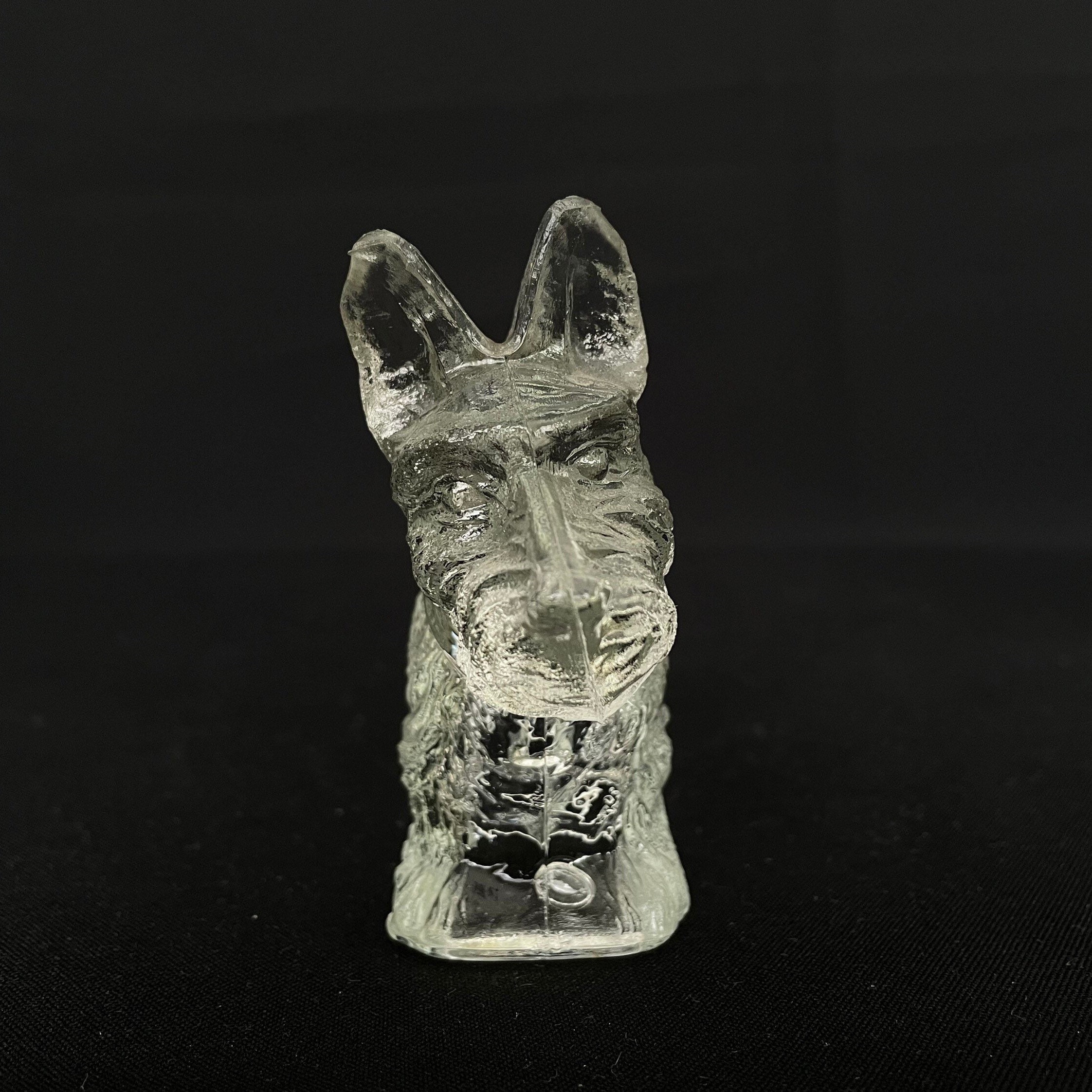 Vintage Federal Glass Scottie Dog Figural Glass Animal - Etsy