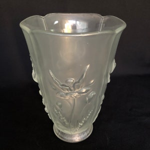 RARE Barolac Relief Moulded Poppy Pattern by Josef Inwald Large Satin ...