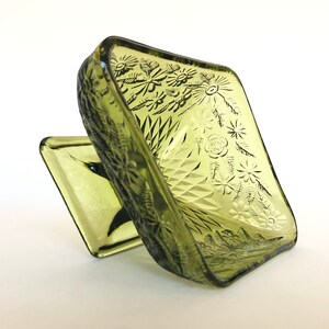 Vintage Indiana Glass Company Pineapple Floral Daisy Design ...