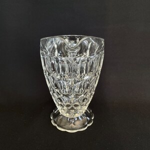 RARE - Vintage Clear Glass Circle Pattern 21oz Pitcher With Round ...