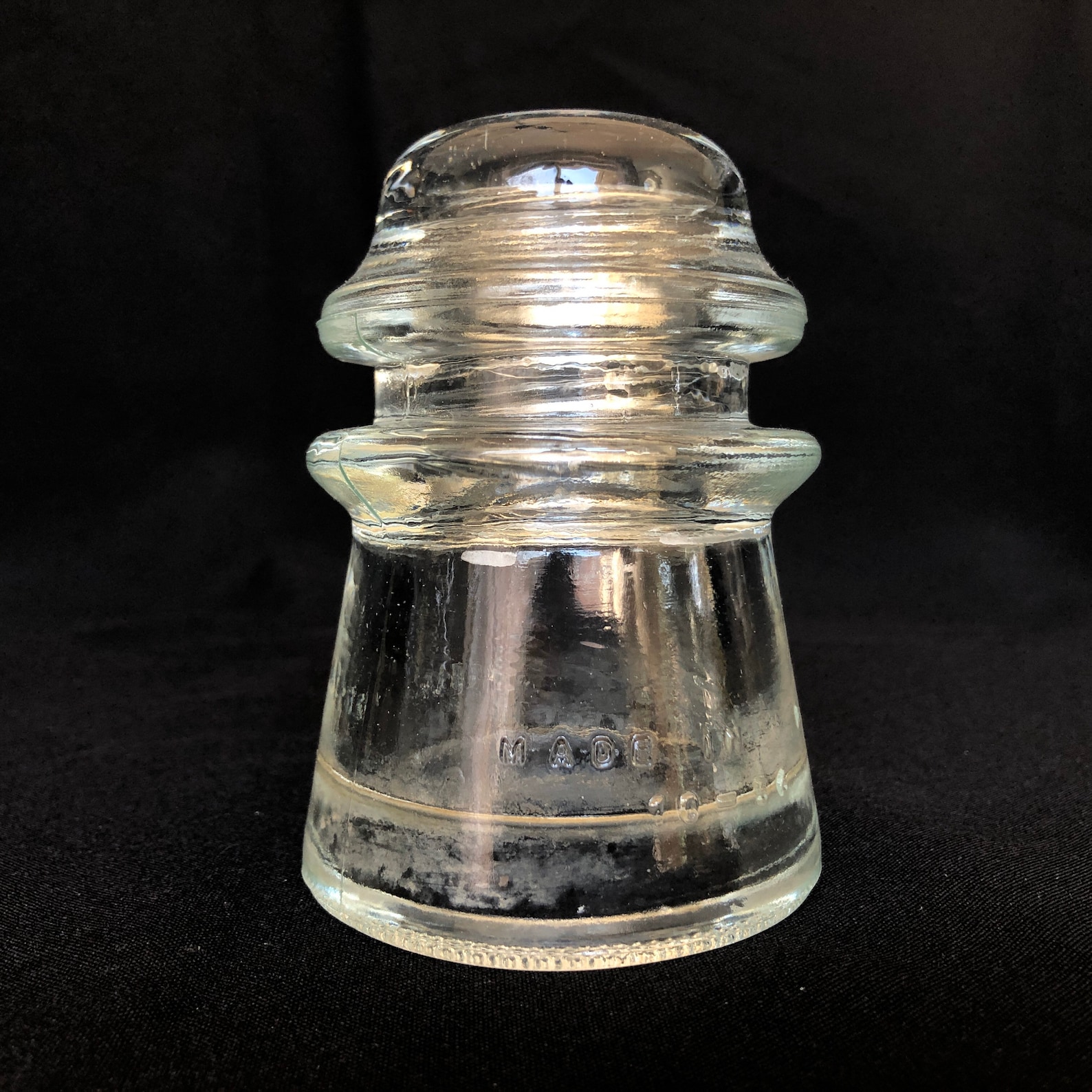 Vintage Clear Glass HEMINGRAY 16 Insulator Collector Glass - Etsy