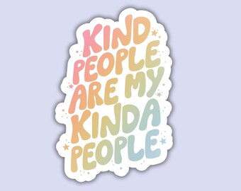 Be Kind Sticker, Floral Bee Laptop Sticker, Kindness Water Bottle Label ...