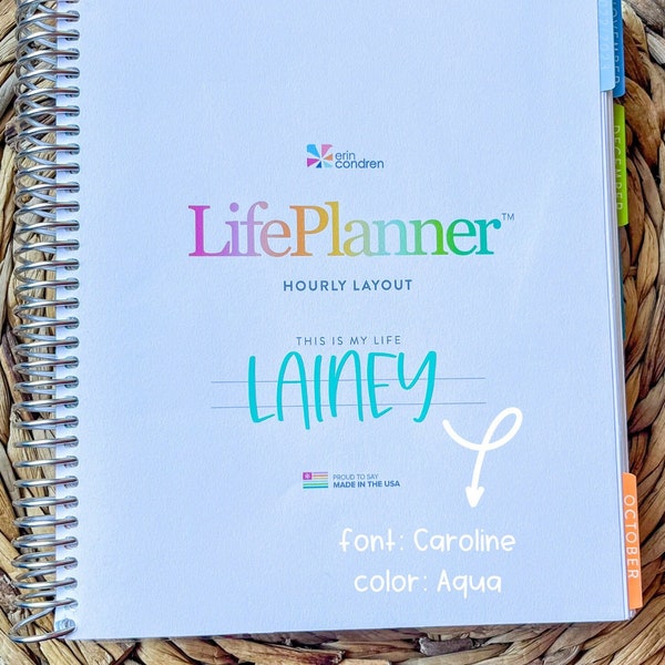 Personalized Planner - Etsy