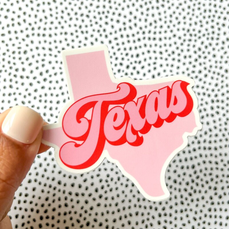 Texas Sticker - Etsy
