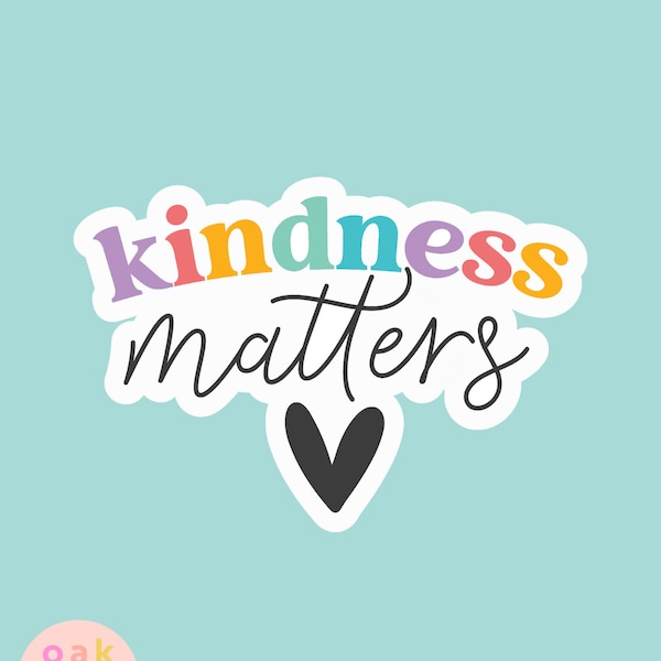 Kindness Quote Stickers - Etsy